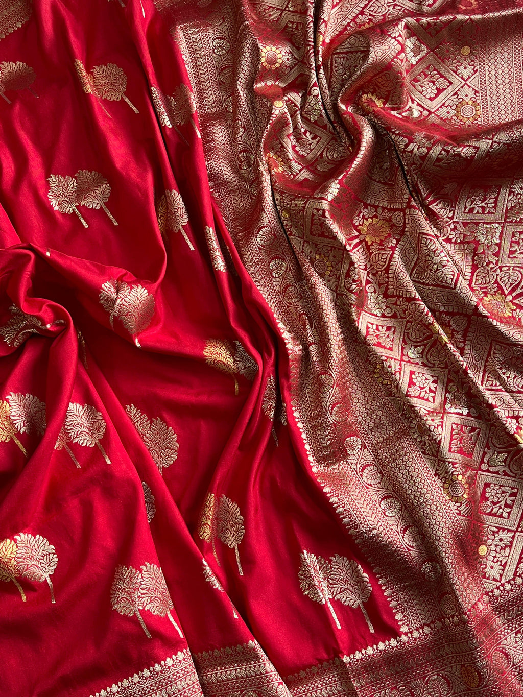 pure Banarasi Satin saree – Anvitha Collections